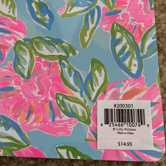 Lilly Pulitzer | Office | Lilly Pulitzer Notebook Clipboard Folio ...